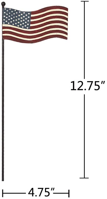 Metal American Flag Stake 12,75" – GearPings
